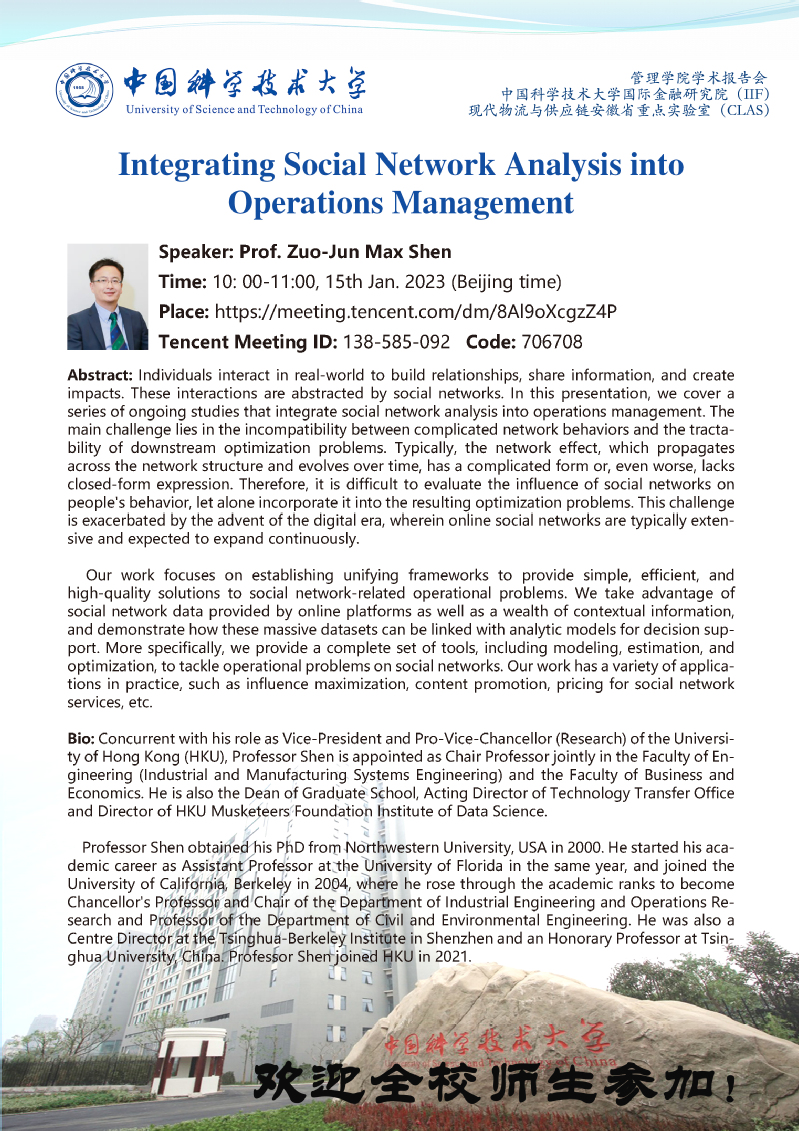 Integrating Social Network Analysis Into Operations Management Integrating Social Network Analysis Into Operations Management